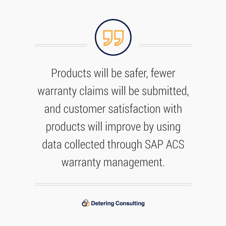 SAP ACS Warranty Claims Management Solution|Implementation|Proj. Mgt.